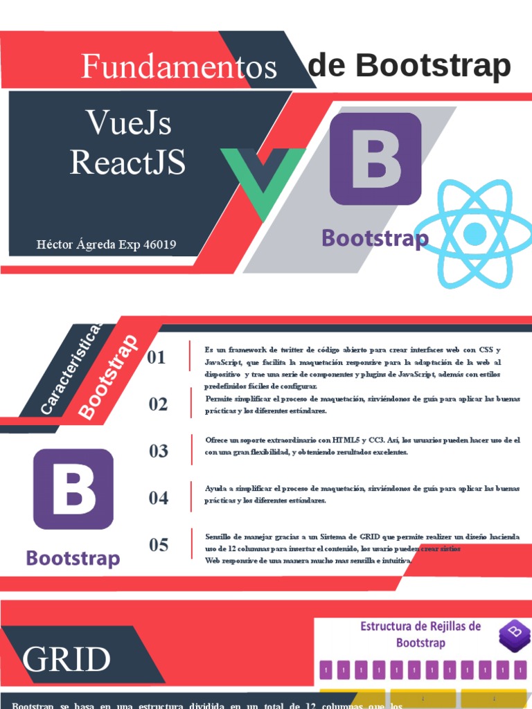 Fundamentos de Bootstrap | PDF | Bootstrap (marco frontal) | Ingeniería de software