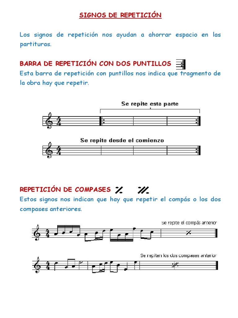 4 Signos de Repeticion y Dacapo | PDF