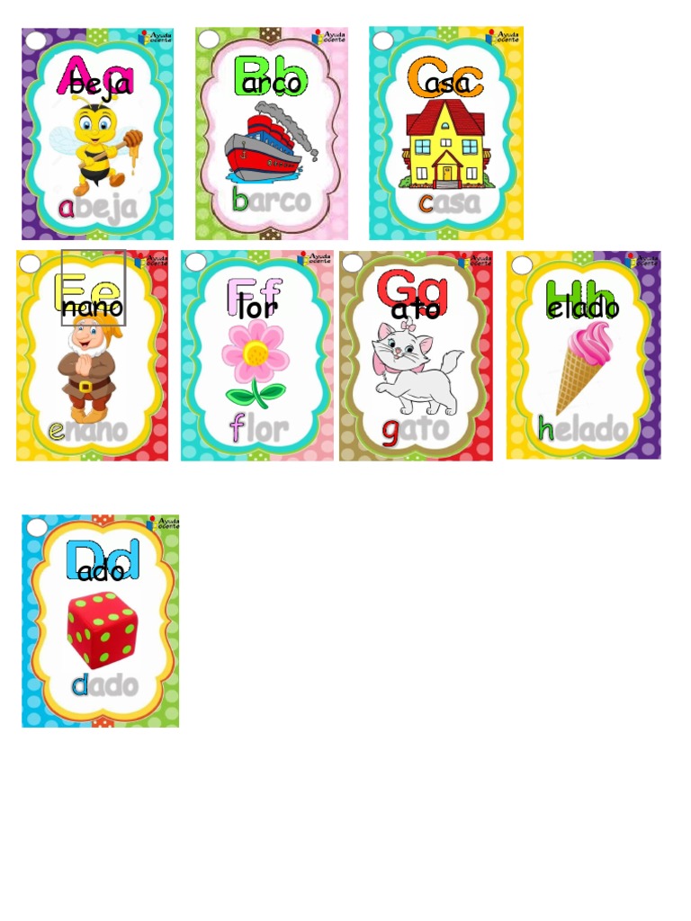 Cartilla de Abecedario | PDF