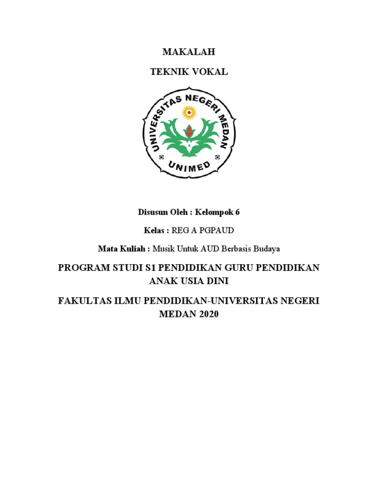 Teknik Vocal | PDF