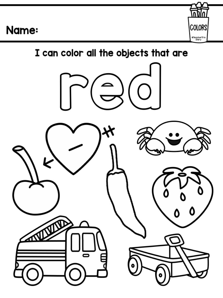 Color Identification Activities for Kids | PDF | Color | Image Processing