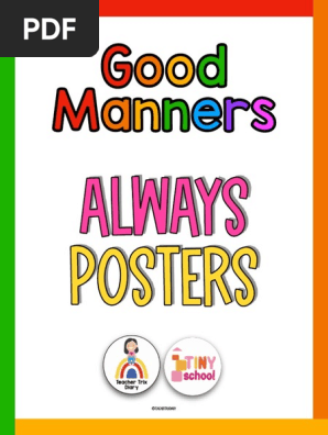 Good Manners Posters Pdf