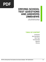 Zim Driving Licence Explained | PDF