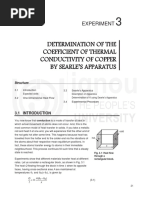 Experiment - 3 - Thermal Conductivity of Cu - Searle's Apparatus | PDF ...