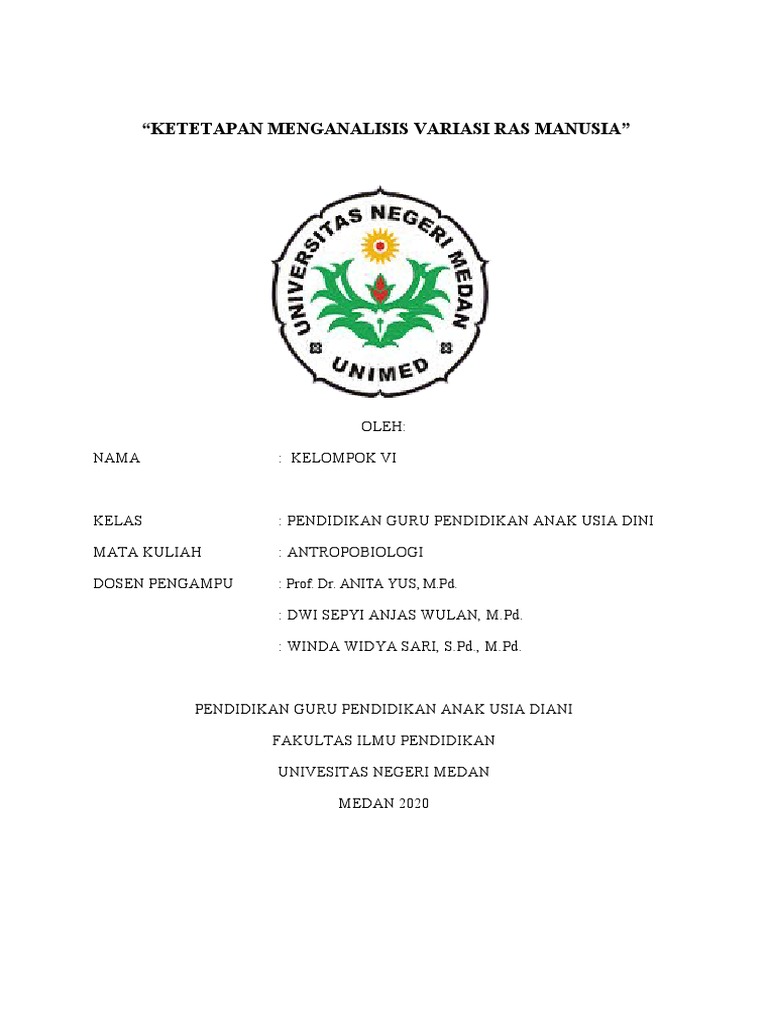 Analisis Variasi Ras Manusia | PDF
