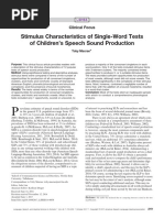 Phonological Awareness Test-2 (PAT-2) | PDF | Validity (Statistics ...