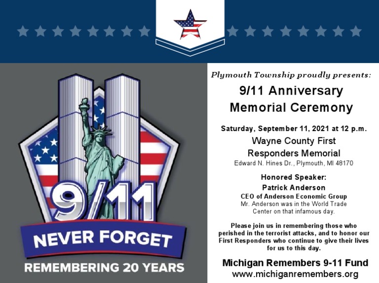 Plymouth 9-11 Ceremony Flyer | PDF
