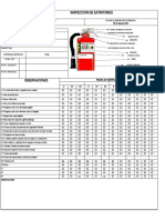Formato Inspeccion de Extintores | PDF