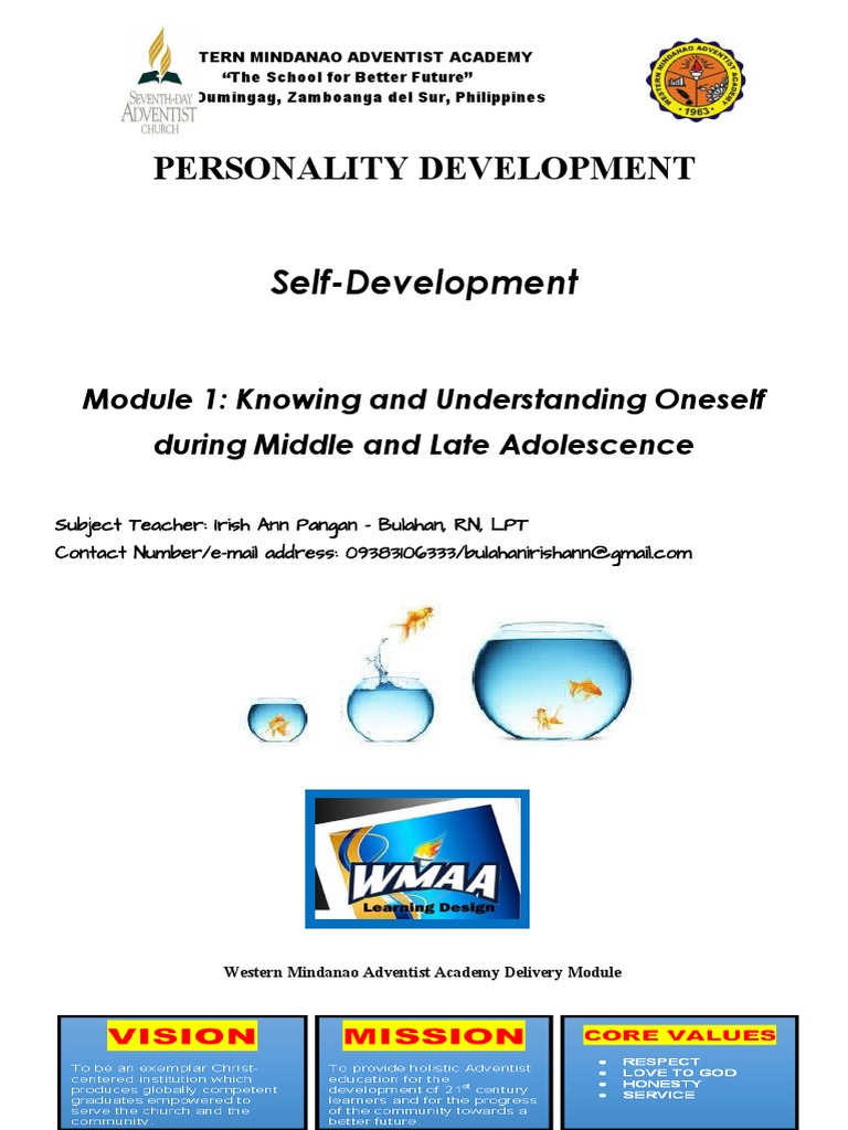 PerDev. Final Mod.1 | PDF | Self | Feeling