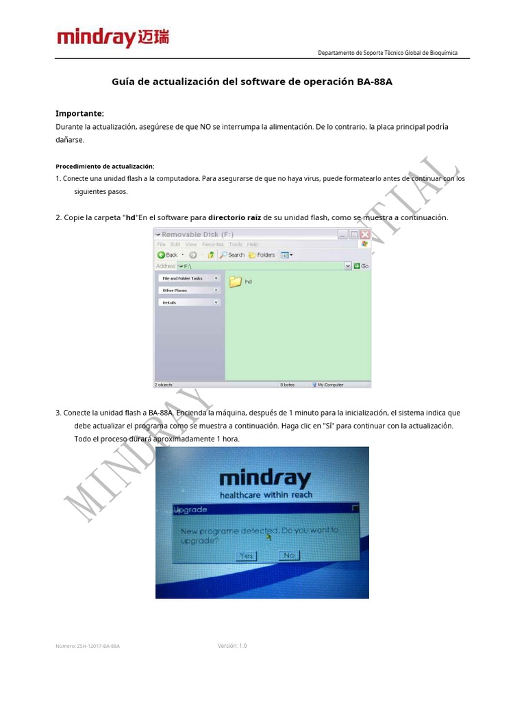 Actualización Software BA-88A | PDF