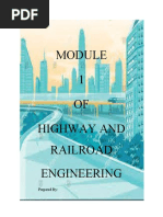 Module 2 Highway and Railroad Engineering | PDF | Traffic | Intersection (Road)
