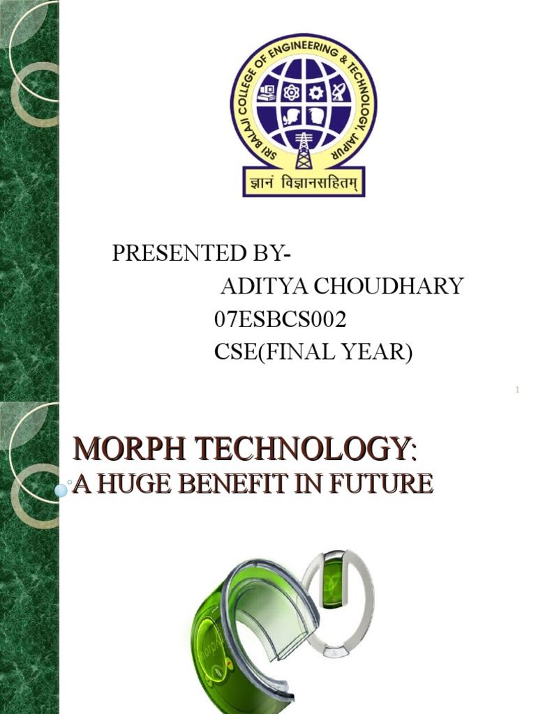 Morph Technology | PDF | Nanotechnology | Applied And Interdisciplinary ...