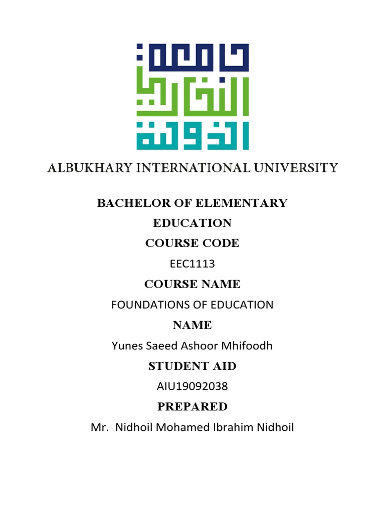 Bachelor of Elementary Education Course Code | PDF | Adolescence ...