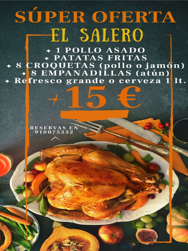 El Salero Menu | PDF