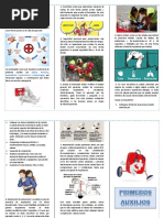 7 Pasos Básicos de Primeros Auxilios Triptico | PDF | Reanimación cardiopulmonar ...