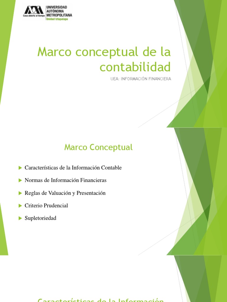Marco Conceptual de La Contabilidad | PDF | Contabilidad | normas ...