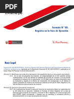 Registro del Formato 8A en Invierte.pe | PDF