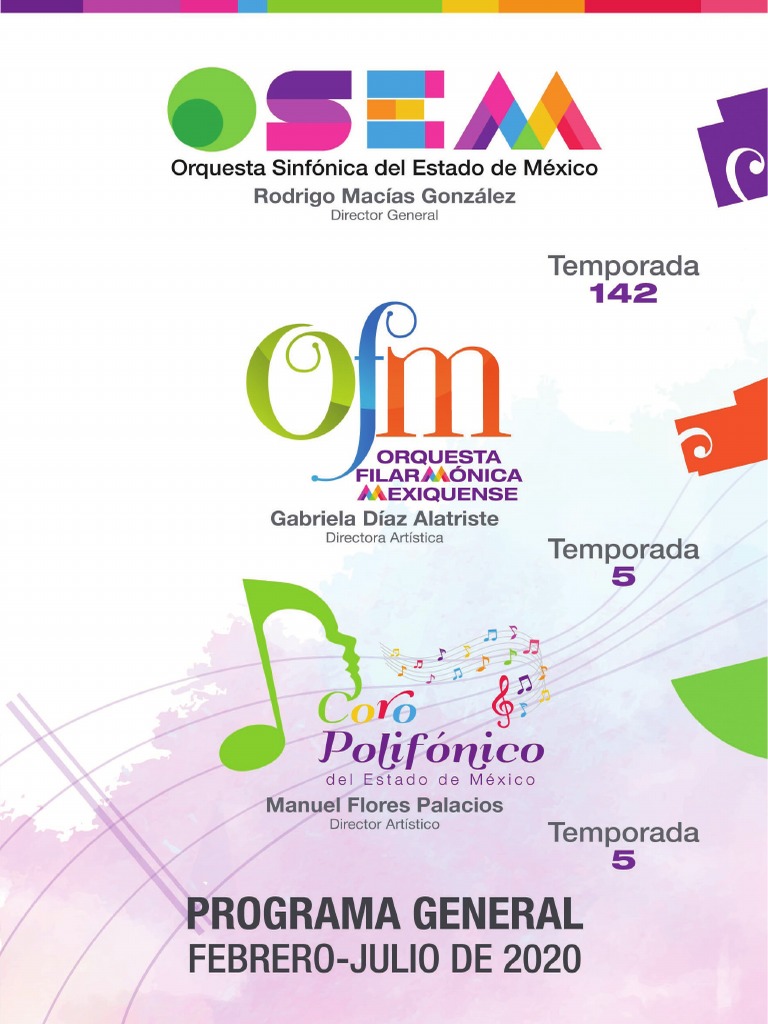 Programa General Osem Ofm Coro 2020 | PDF | Ludwig Van Beethoven | México