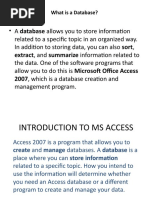 MS Access Lab Exercise | PDF | Microsoft Access | Databases