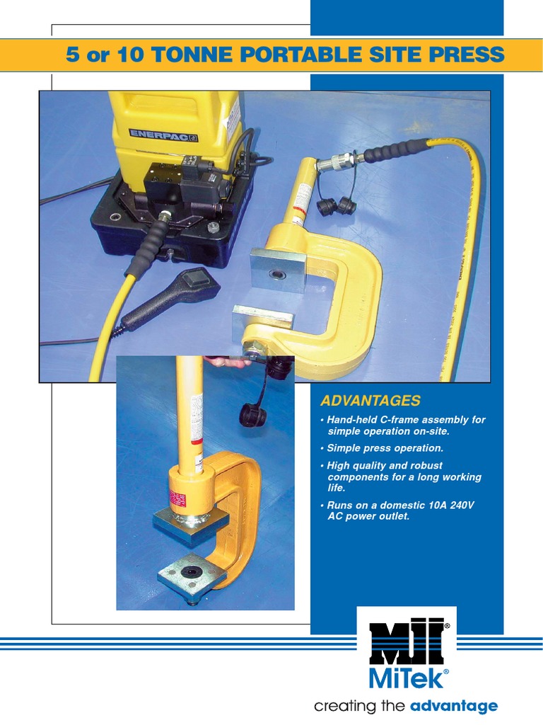 Portable Site Press | PDF | Manufactured Goods | Equipment
