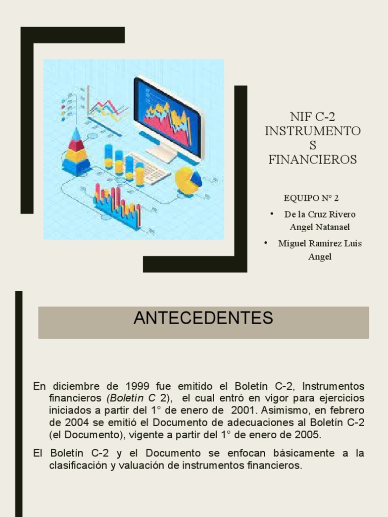 Nif C-2 | PDF | Valoración (Finanzas) | Instrumento financiero