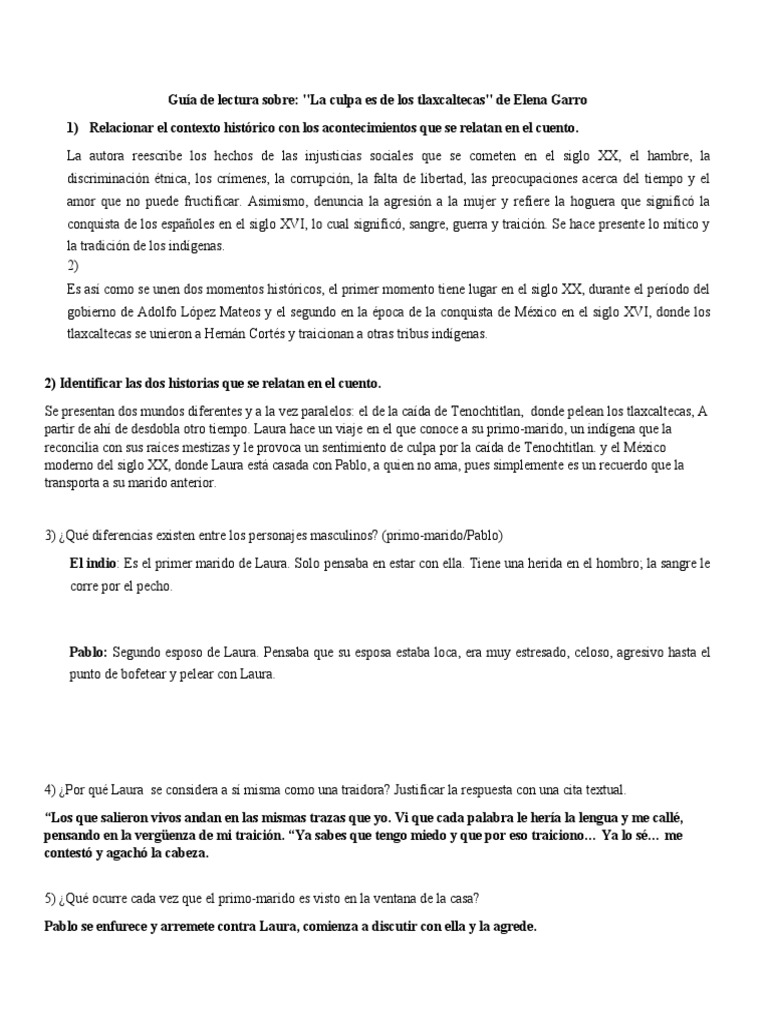 Guía de Lectura Sobre | PDF | Hernán Cortés
