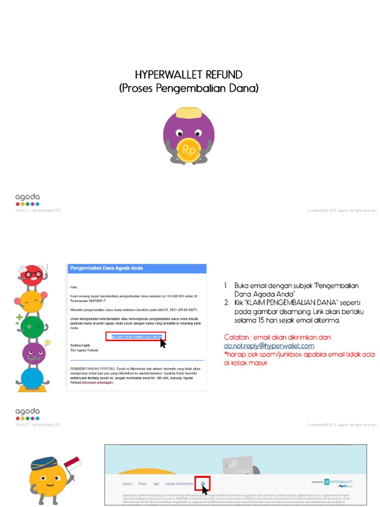 Panduan Pengisian Formulir Hyperwallet Refund - Version 2.0 (1732) | PDF
