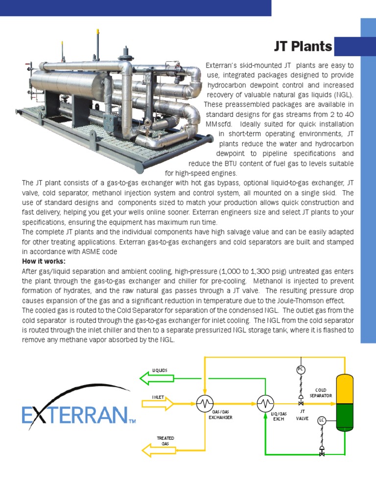 JT Plants: PC Liquids | PDF | Natural Gas Processing | Natural Gas