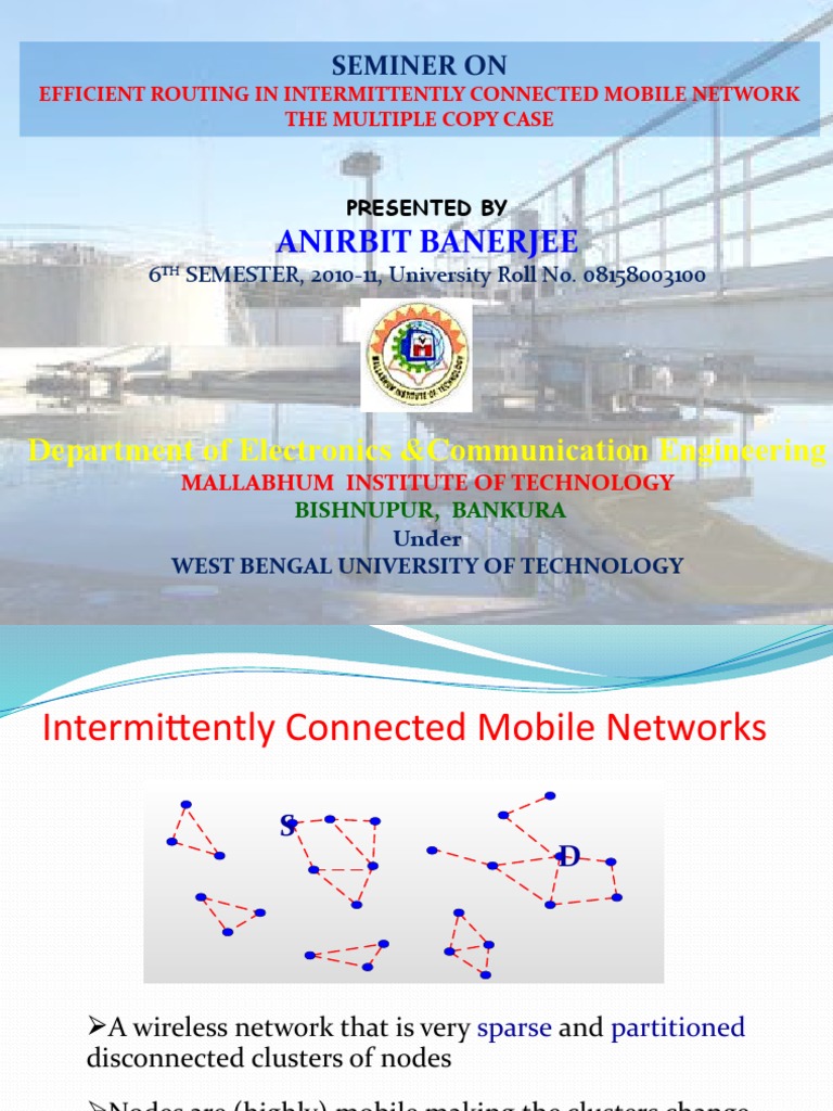 Efficient Routing in Intermittently Connected Mobile | PDF | Routing ...