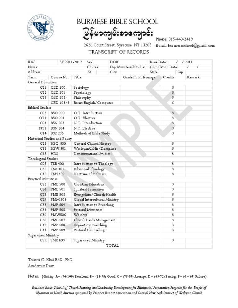 BBS Transcript of Record | PDF | Western Christianity | Christian Movements