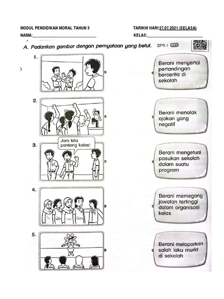 Modul Pendidikan Moral Tahun 3 | PDF