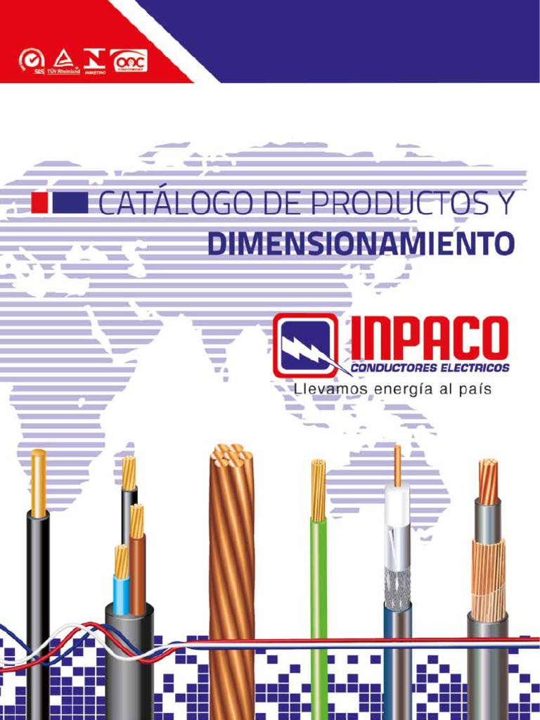Catálogo Inpaco 2016: Conductores Eléctricos | PDF | Corriente ...