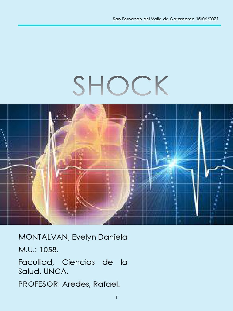 Fisiopatología del Shock Obstructivo | PDF | Sangre | Sistema circulatorio