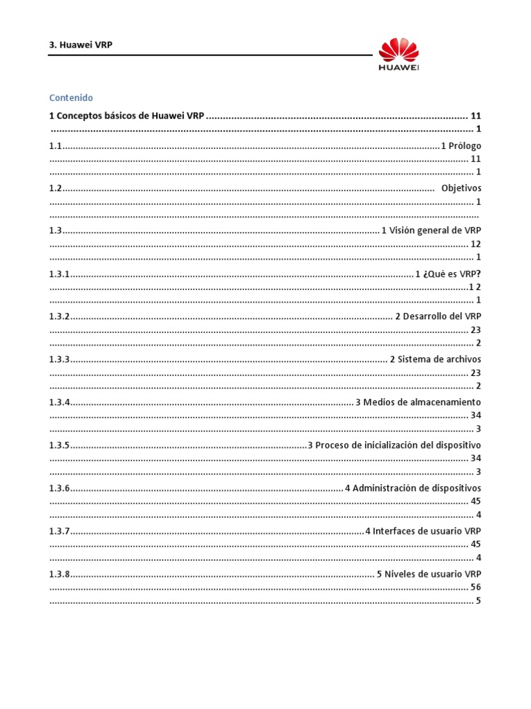 Conceptos Clave de Huawei VRP | PDF | Archivo de computadora | Interfaz ...