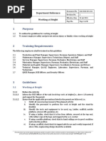 Work at Height WAH Rescue Procedure | PDF | Emergency | Rescue