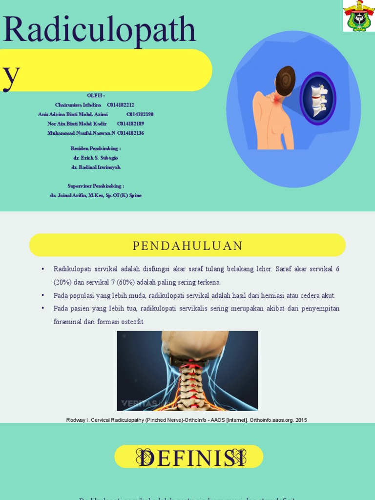 (ORTO) Cervical Radiculopathy | PDF