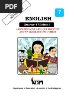 English 7 Quarter 2 Module 7 | PDF | Poetry | Rhyme