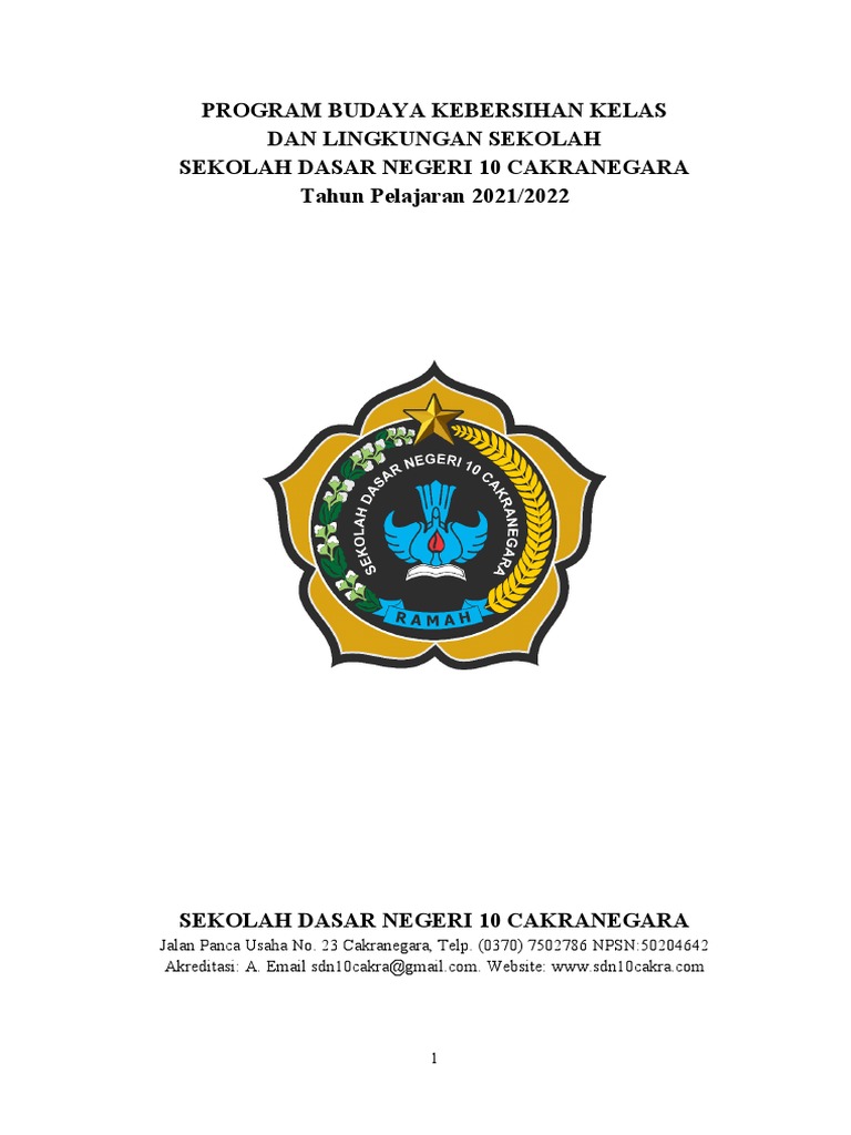 Program Budaya Bersih | PDF