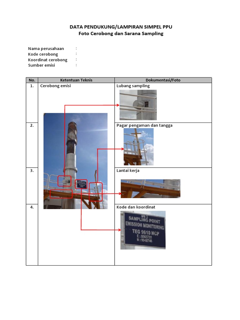 Format Foto Cerobong Simpel | PDF | Teknologi & Rekayasa