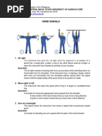 Fieldwork No. 01 Surveyor's Hand Signals | PDF | Surveying
