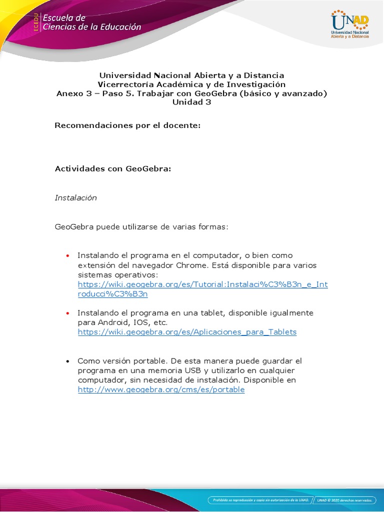 Anexo Paso 5 - Unidad 3 | PDF | Informática | Software