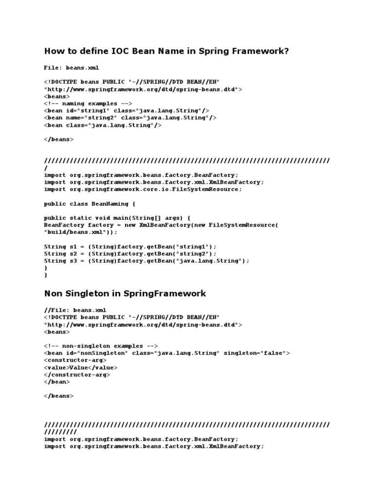 Spring Coding | PDF