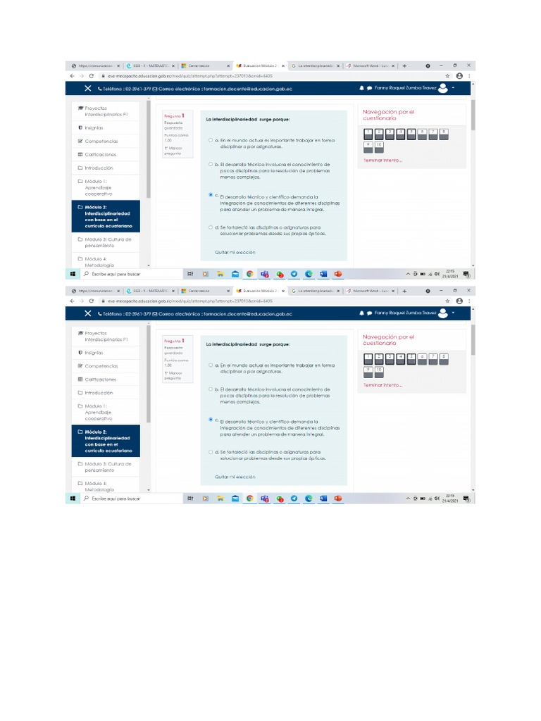 Respuestas Del Modulo 2 | PDF