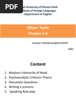 Vocabulary from Oliver Twist Chapters | PDF
