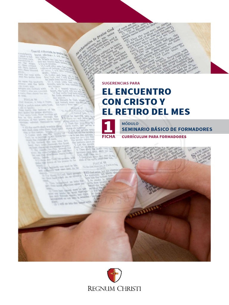 Ficha El Encuentro Con Cristo y El Retiro de Mes | PDF | Cristo (título) | Oración