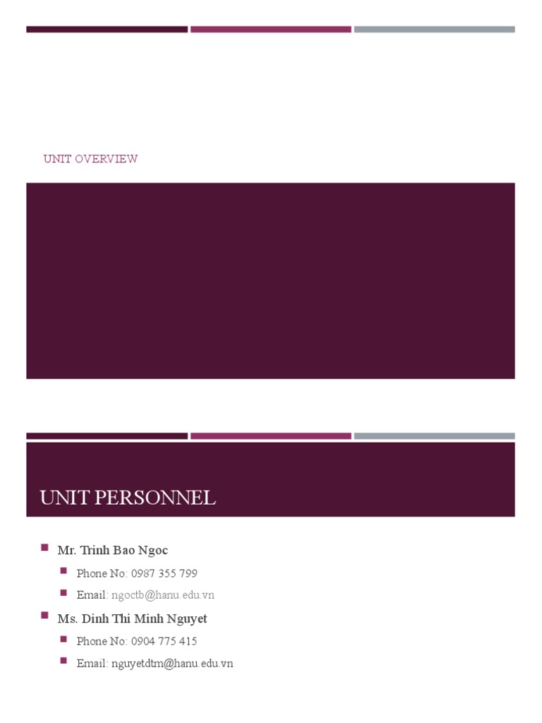 System Analysis and Design: Unit Overview | PDF | Computing | Computer ...