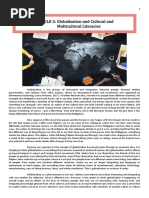 Globalization and Multicultural Literacy | PDF | Globalization | Multiculturalism