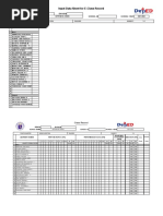 Mapeh Grading Sheet - 2024 | PDF
