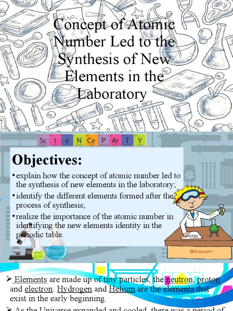 Concept of Atomic Number Led To The Synthesis | PDF | Chemical Elements ...