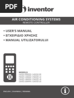 Gree Remote Controller Manual | PDF | Air Conditioning | Manufactured Goods